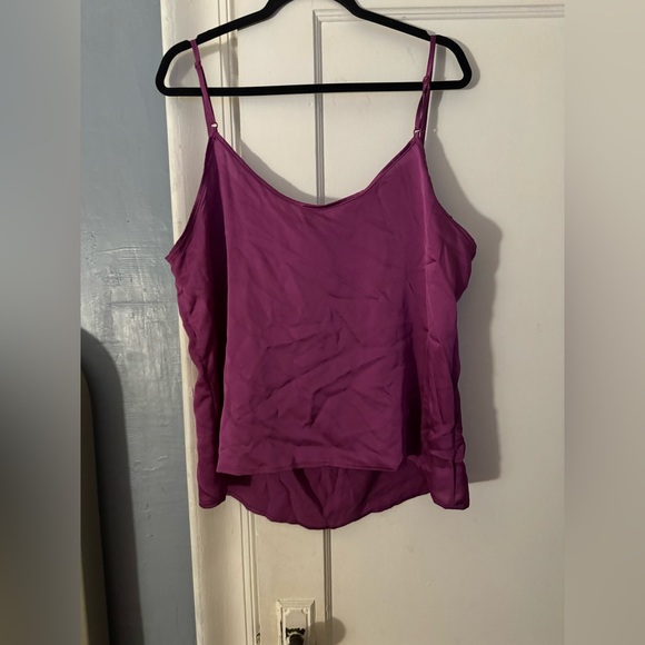 SHEIN | Tops | Shein Bae Plus Cowl Neck Satin Cami Top | Poshmark
